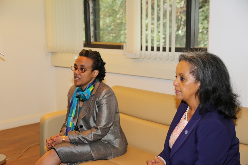 H.E. Roman Tesfaye, First Lady of Ethiopia Visit | United Nations ...