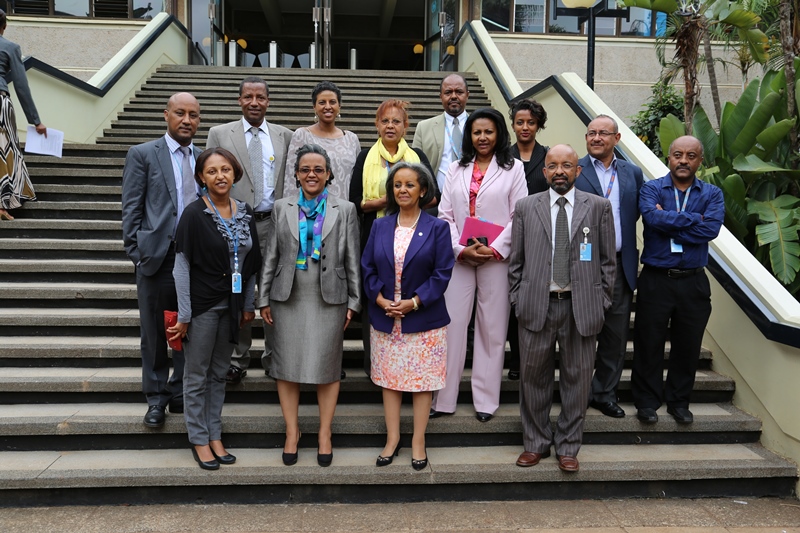 H.E. Roman Tesfaye, First Lady of Ethiopia Visit | United Nations ...