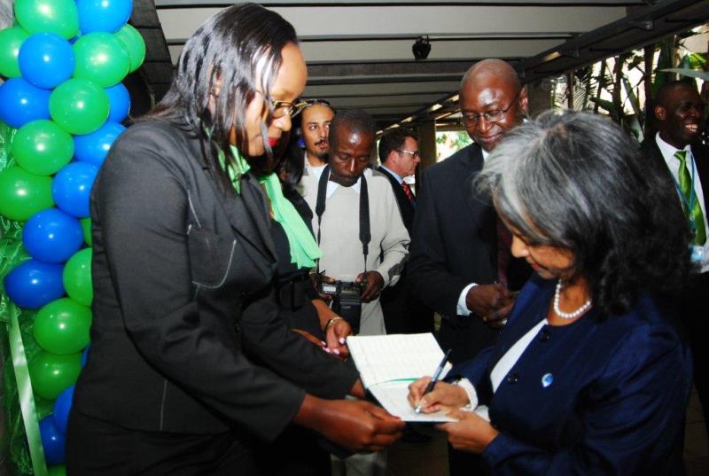 Standard Chartered Bank officially opened at the UNON Compound | United ...